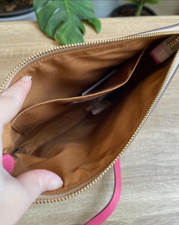 Coach C1554 Signature Rowan File Bag Medium Crossbody in Color Chalk ...