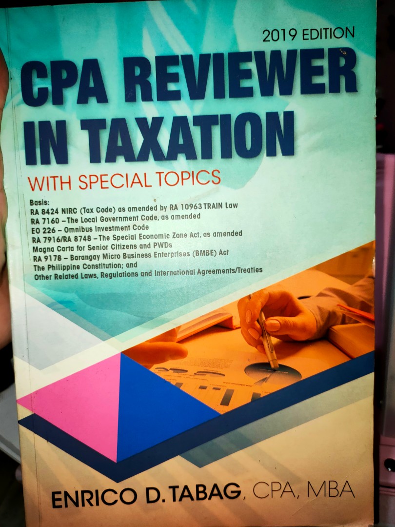 CPA Reviewer in Taxation by Tabag 2019, Hobbies & Toys, Books ...