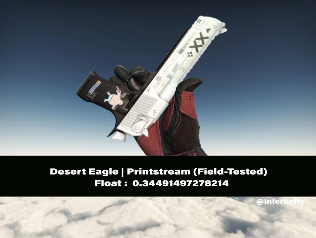 Desert Eagle Printstream FT CSGO SKINS KNIVES, Video Gaming, Gaming ...