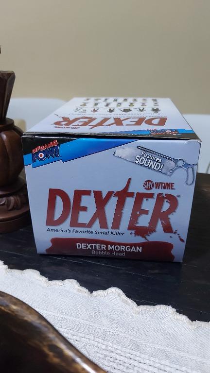 Dexter Morgan Bobblehead (w/ Voice Lines from the Show), Hobbies & Toys ...