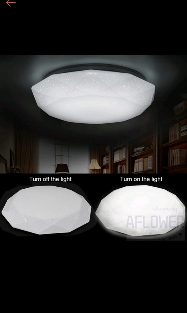 Diamond shape ceiling light, Furniture & Home Living, Lighting & Fans ...