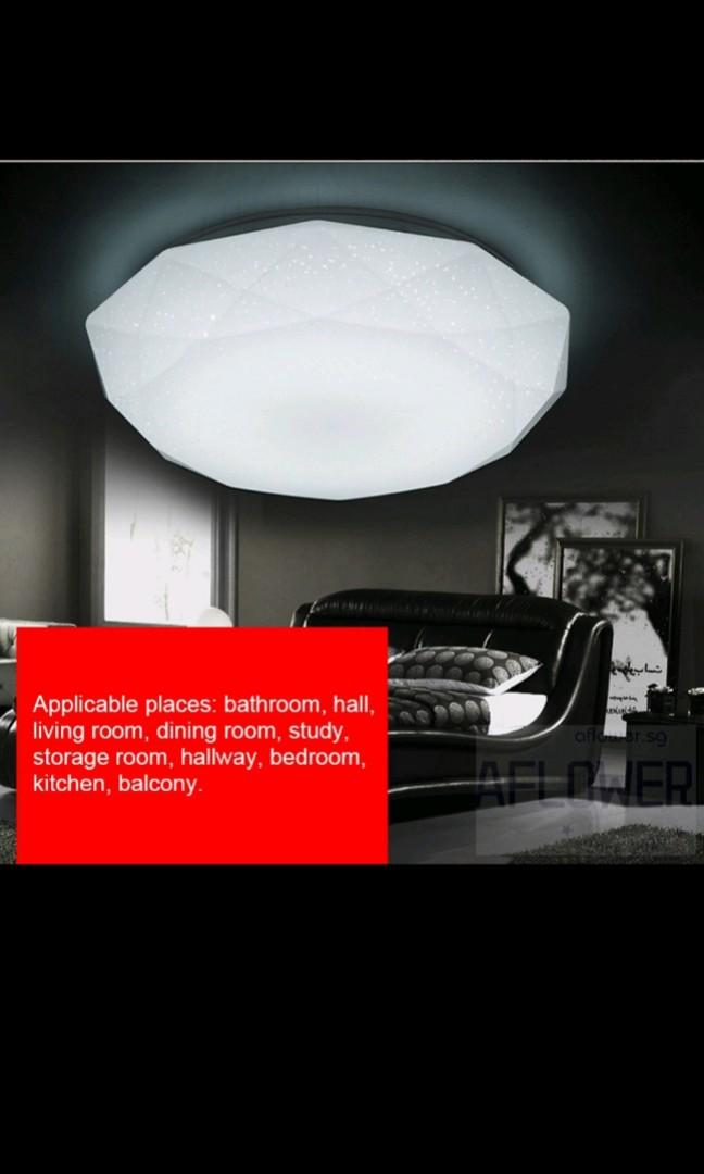 Diamond shape ceiling light, Furniture & Home Living, Lighting & Fans ...