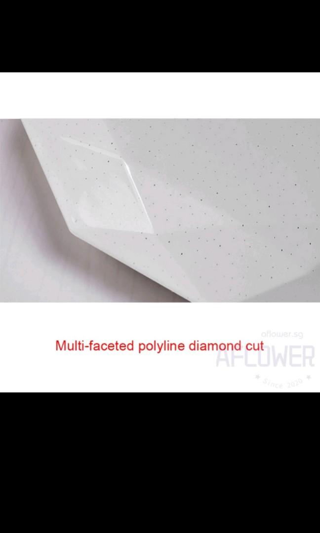 Diamond shape ceiling light, Furniture & Home Living, Lighting & Fans ...