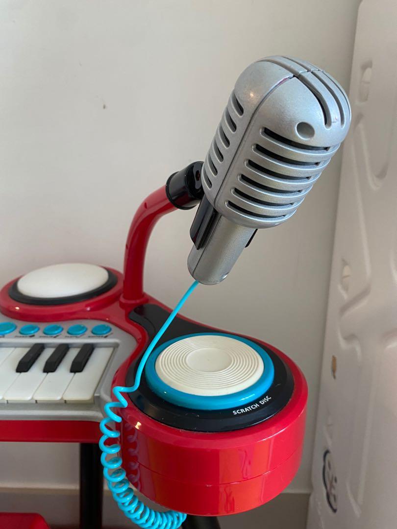 ELC keyboard with drum, mic, and scratch disc, Hobbies & Toys, Music ...