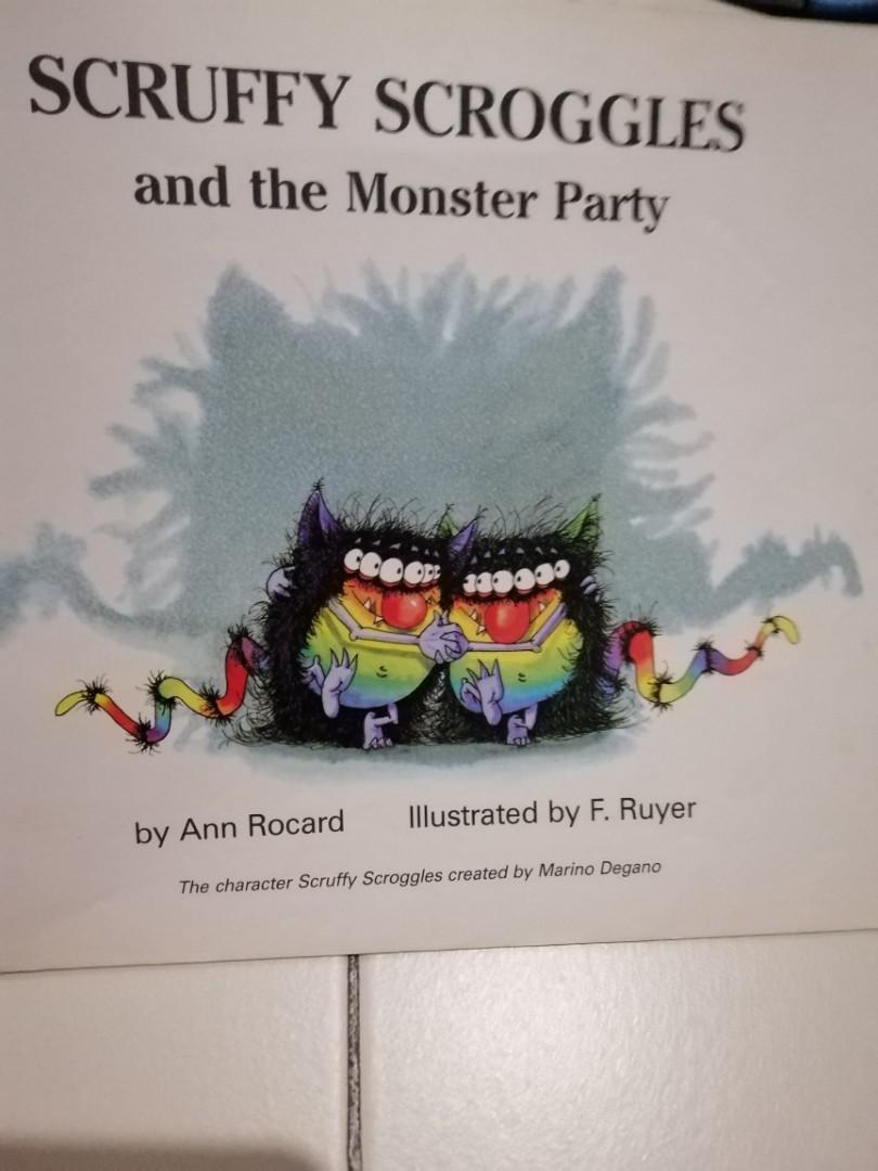 English children book story Scruffy scroggles monster party, Hobbies ...