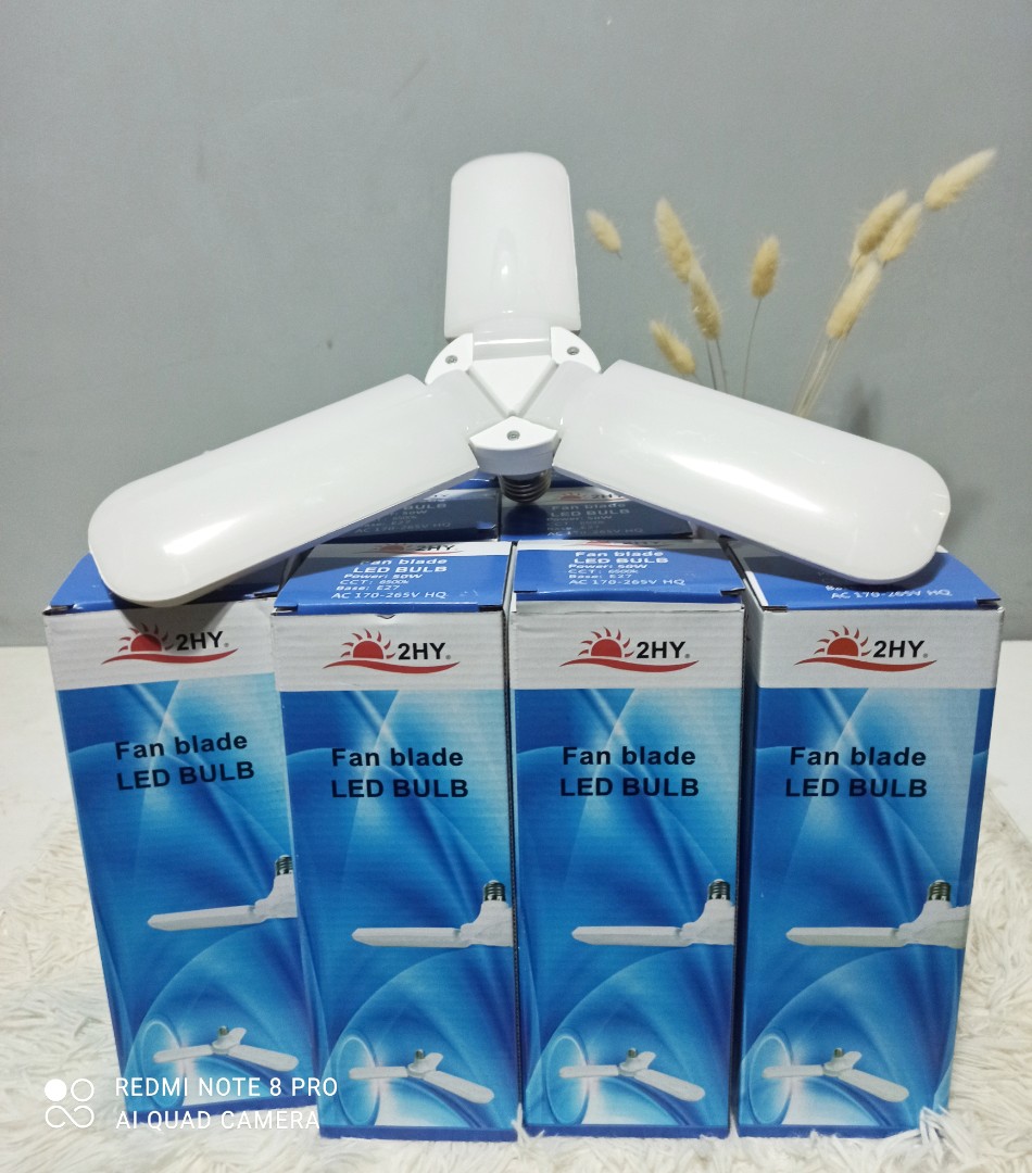 Fan Blade Led Bulb 50W, Furniture & Home Living, Lighting & Fans ...