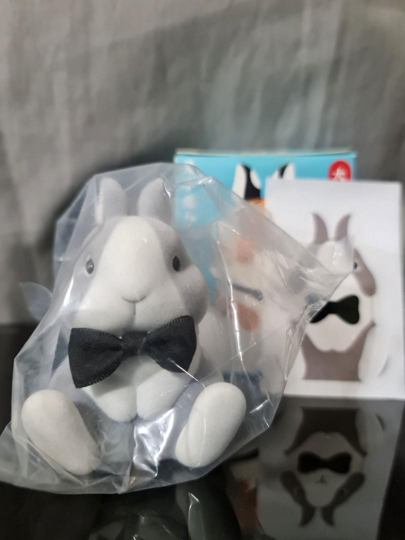 Flocking rabbit blind box Grey bunny, Hobbies & Toys, Toys & Games on ...