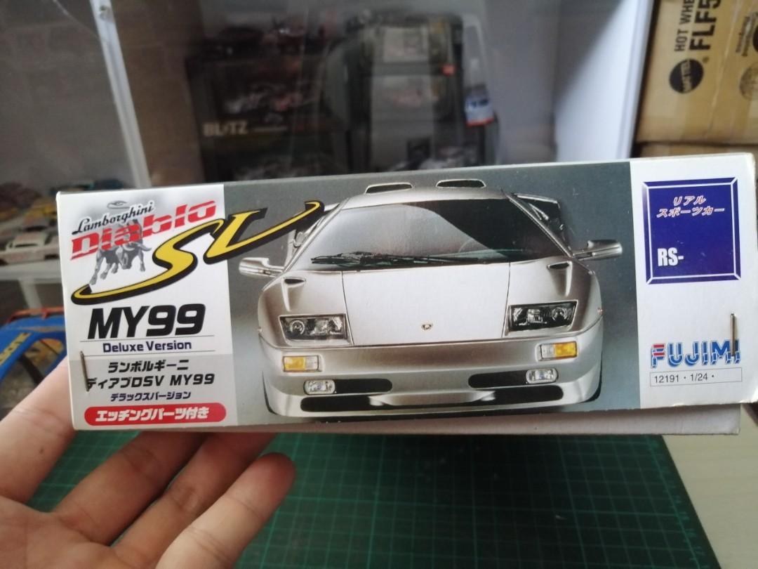 Fujimi Lamborghini Diablo SV, Hobbies & Toys, Toys & Games on Carousell