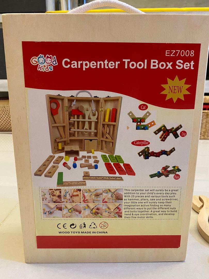 Good kids - carpenter tool box set, Hobbies & Toys, Toys & Games on ...