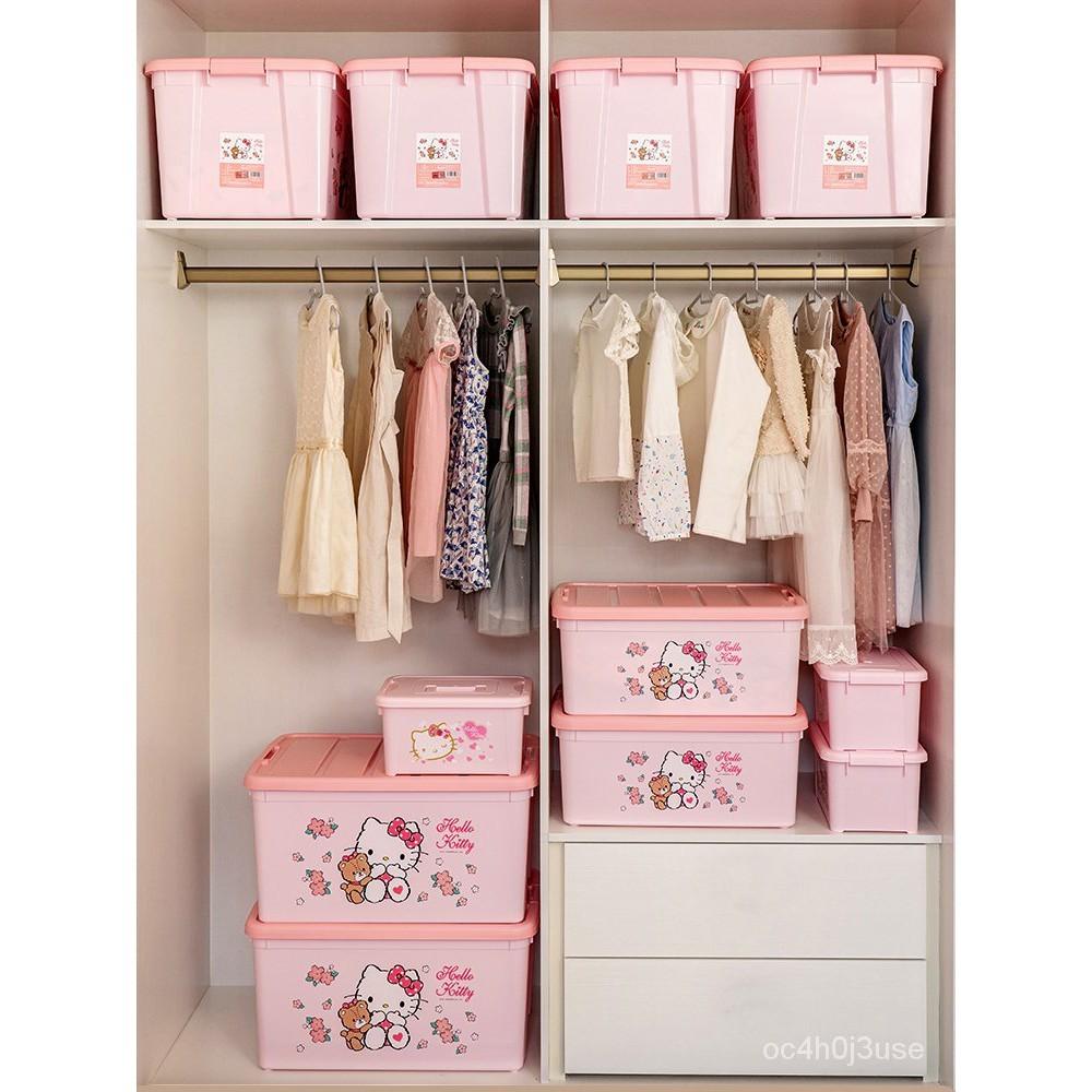 Hello kitty Plastic Storage Box Sanrio, Furniture & Home Living, Home ...