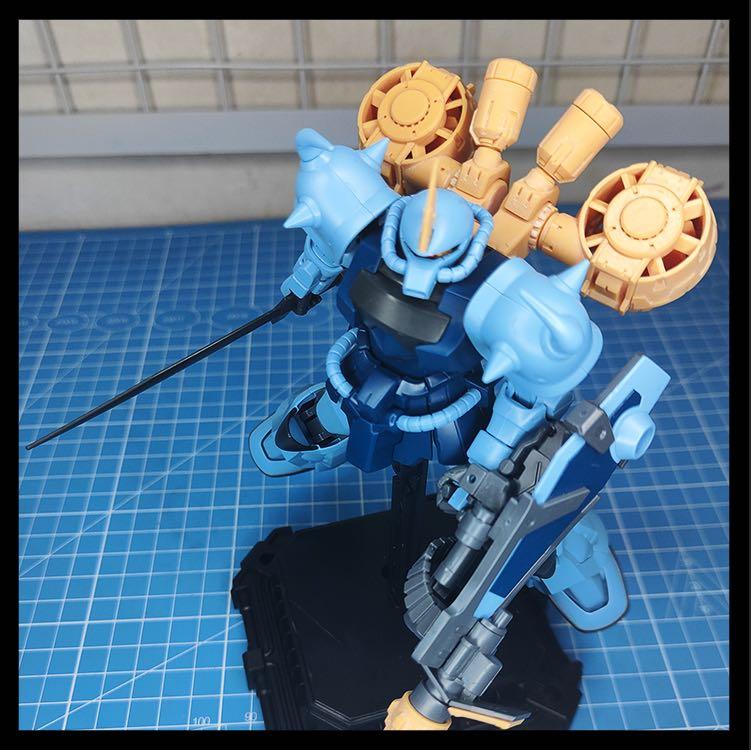 HGUC Gouf Custom - 08th MS Team Gundam Flight Unit Backpack + Gatling ...