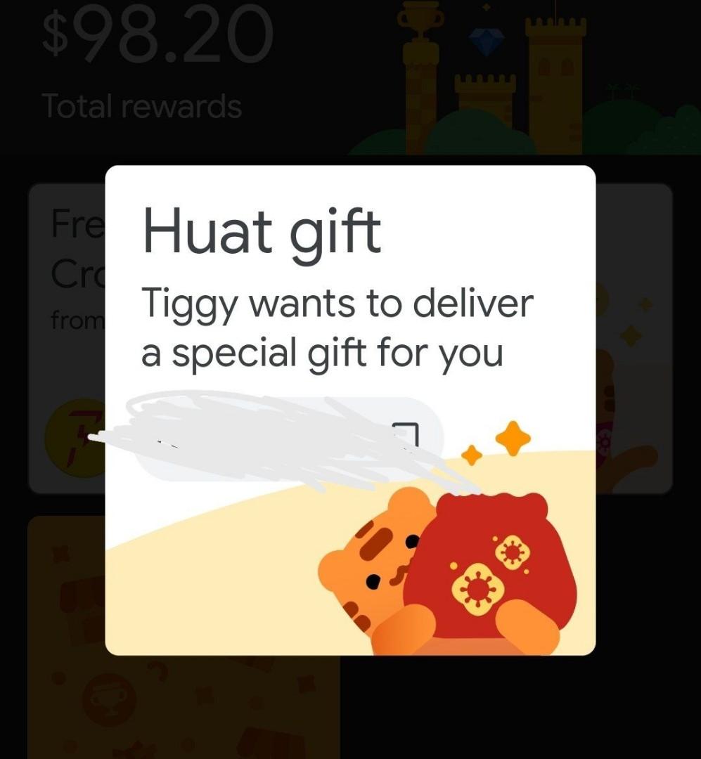 Huat gift google pay gpay, Tickets & Vouchers, Vouchers on Carousell