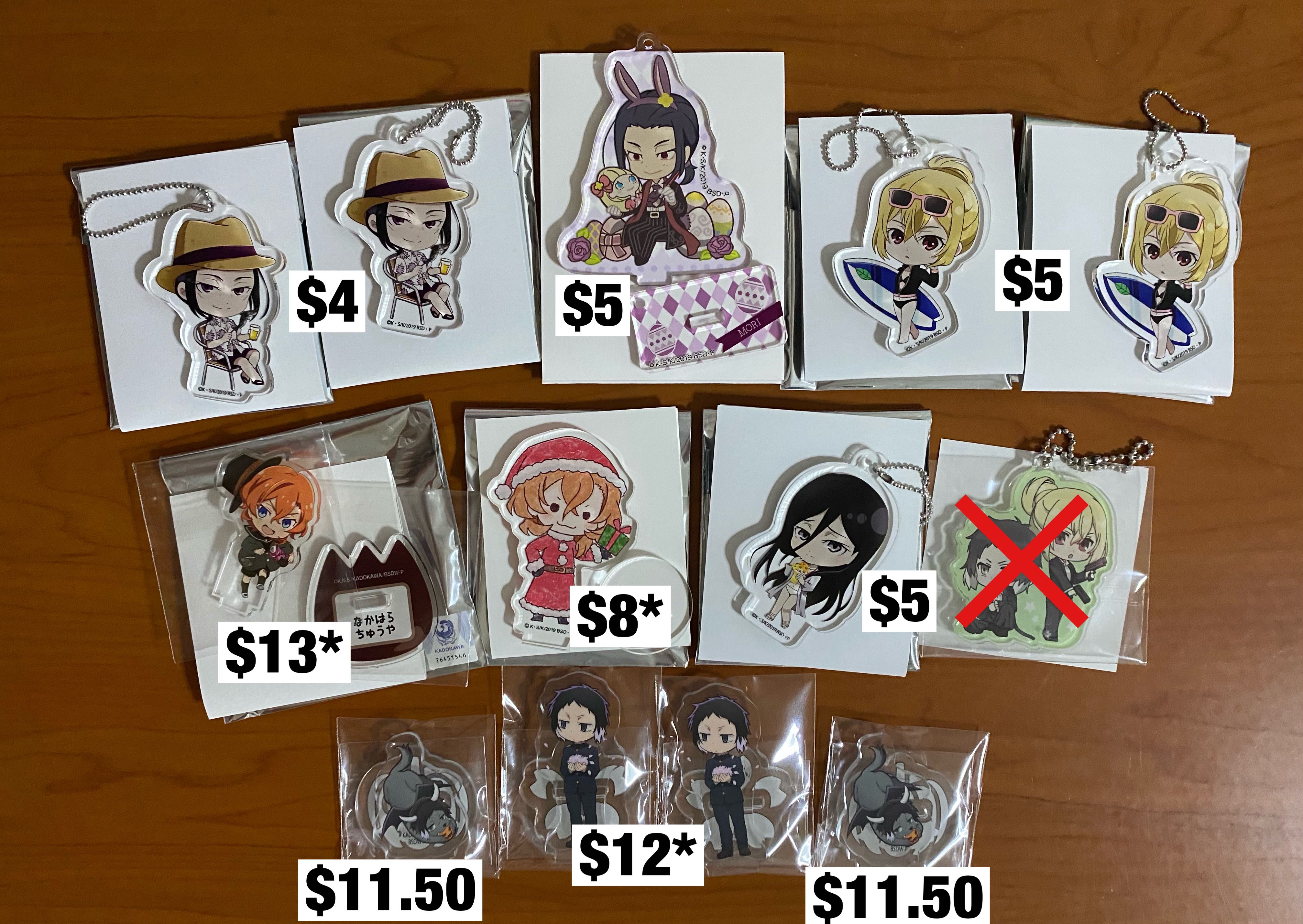 [INSTOCKS] BSD Bungo Bungou Stray Dogs Keychain/Standee Chuuya ...