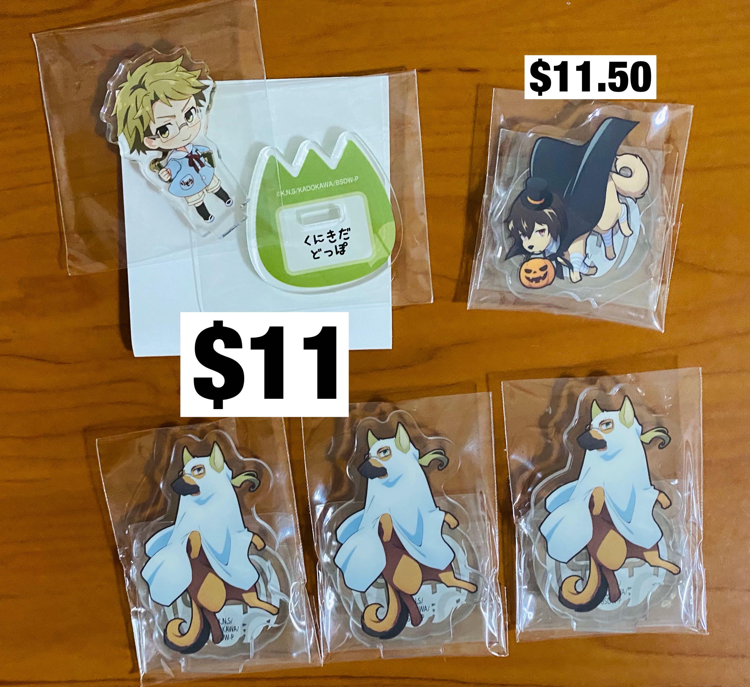 [INSTOCKS] BSD Bungo Bungou Stray Dogs Keychain/Standee Dazai/Kunikida ...