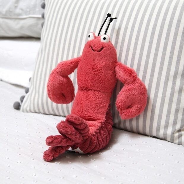 JELLYCAT Larry Lobster 龍蝦公仔 (20cm), 興趣及遊戲, 玩具 & 遊戲類 - Carousell