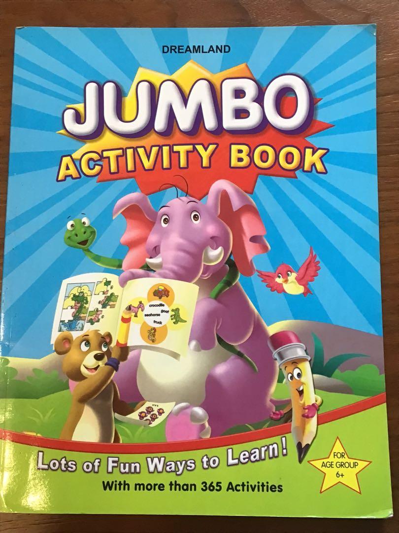 Jumbo activity book, Hobbies & Toys, Books & Magazines, Travel ...