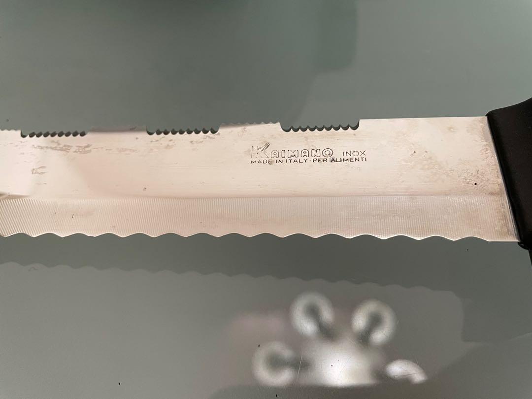 Kaimano Italian Double Edge Meat Knife, Furniture & Home Living ...