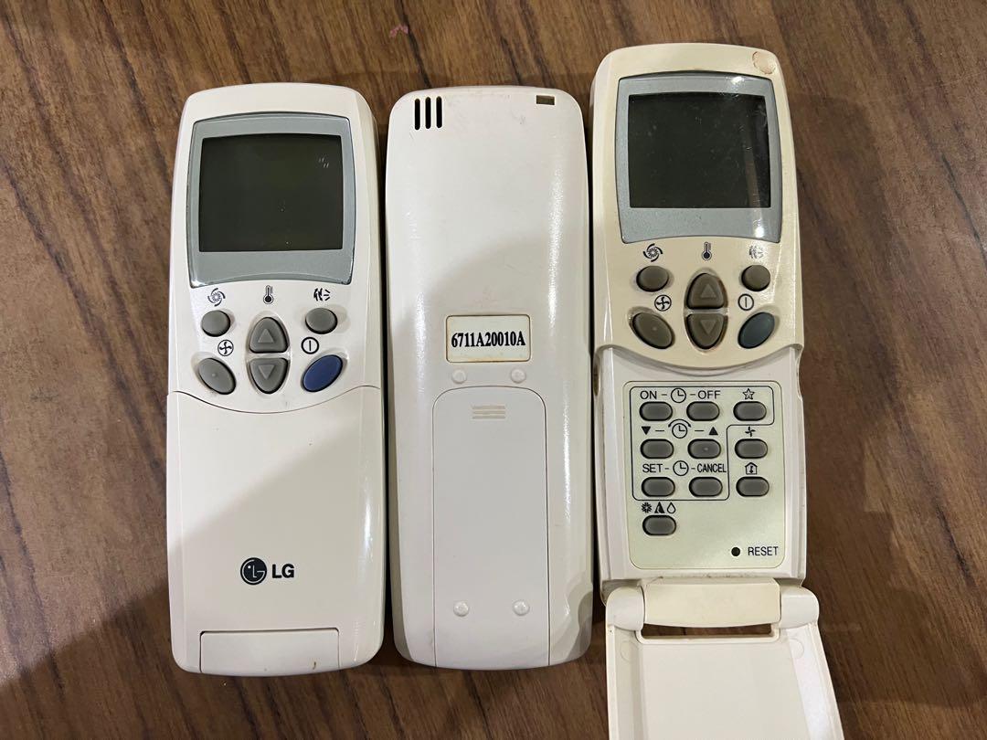 LG Aircon Remote 3 units, TV & Home Appliances, Air Conditioners ...