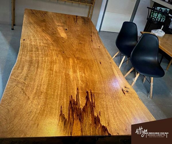 Live Edge Mango Dining Table (Prices Vary), Furniture & Home Living ...
