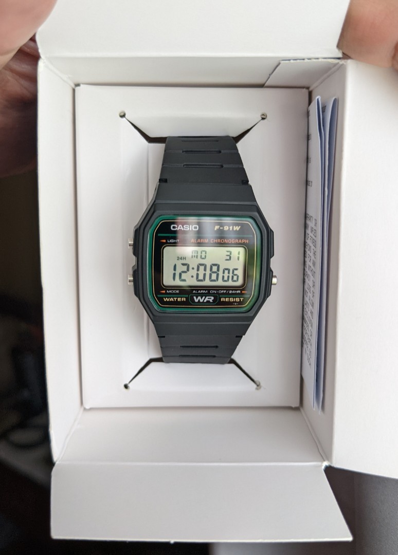 LNIB Casio F-91W-3D God Tier, Men's Fashion, Watches & Accessories ...