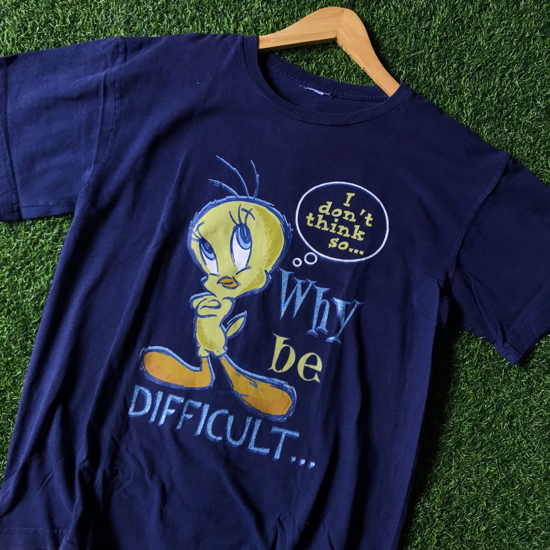 Looney Tunes Tweety Bird Tee, Men's Fashion, Tops & Sets, Tshirts ...