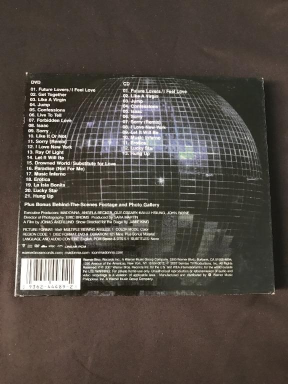 Madonna THE CONFESSIONS TOUR DVD/CD, Hobbies & Toys, Music & Media, CDs & DVDs on Carousell