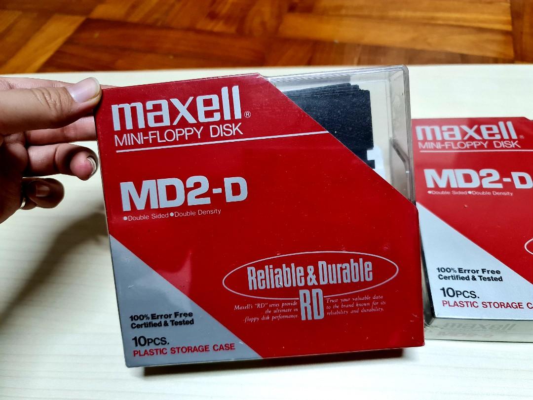 Maxwell MD2-D Mini Floppy Disk x2, Computers & Tech, Parts ...
