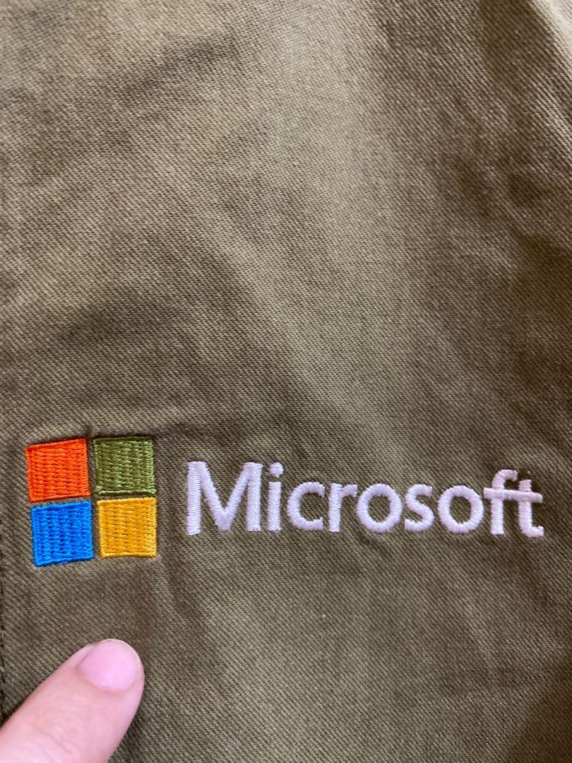 Microsoft jacket, Men's Fashion, Coats, Jackets and Outerwear on Carousell