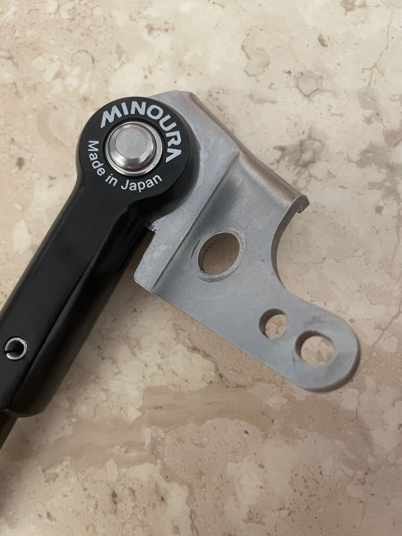Minoura SLMV-2 kickstand for brompton in black, Sports Equipment ...