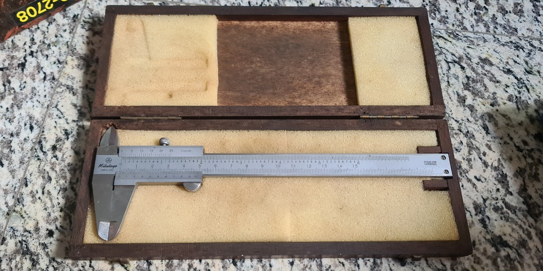 Mitutoyo Vernier Caliper with Box - Orginal Japan Made, Furniture ...