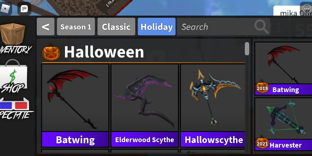 Mm2 ancient, Video Gaming, Video Games, Others on Carousell