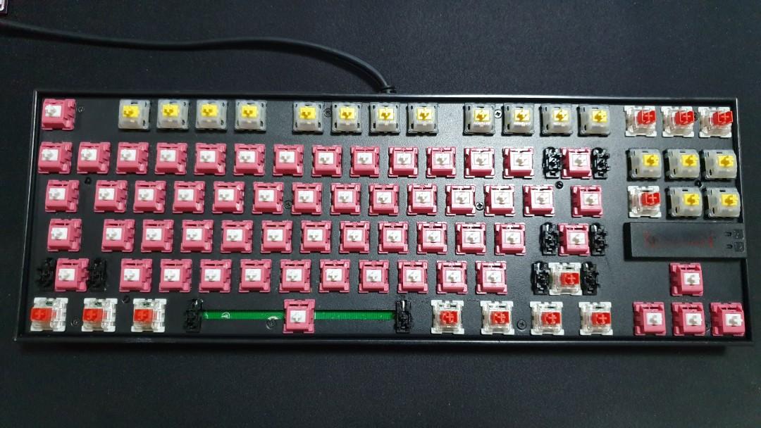Modded Redragon K552 custom mechanical keyboard, Computers & Tech ...
