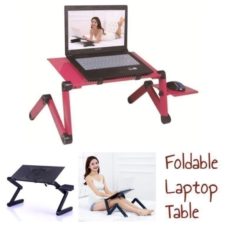 Multifunctional Laptop Table, Furniture & Home Living, Furniture ...