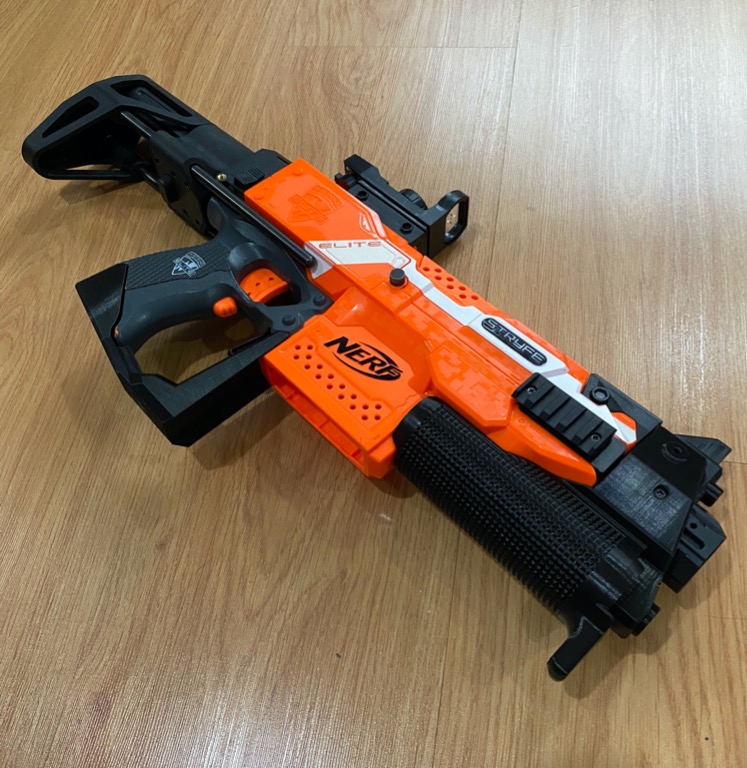 NERF Stryfe (Internal and External Modded), Hobbies & Toys, Toys ...