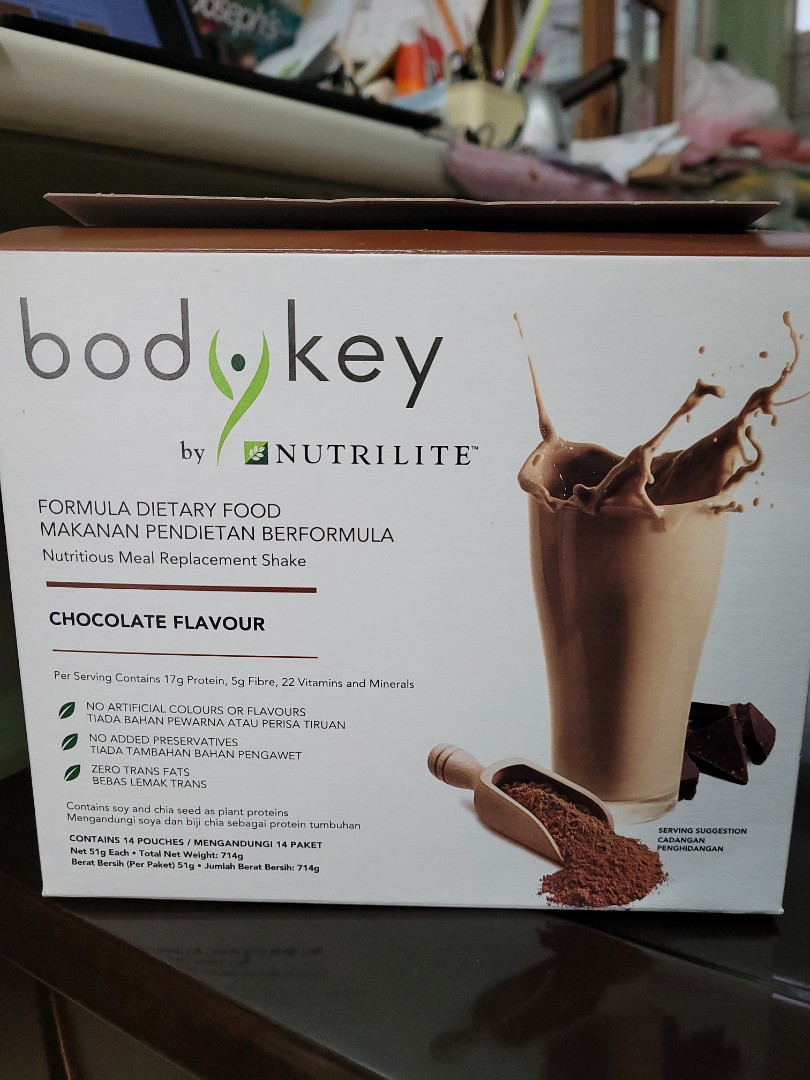 Nutrilite Bodykey meal replacement Amwaychocolate flavour, Health ...