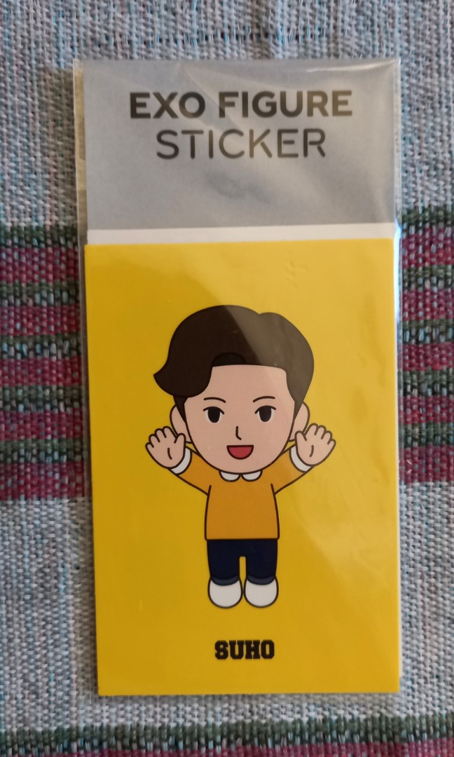 Official EXO Suho Figure Keyring Sticker, Hobbies & Toys, Memorabilia ...