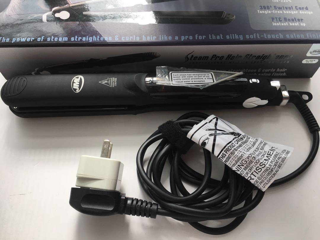 Original JML Steam Pro Hair Straightener, Beauty & Personal Care, Hair ...