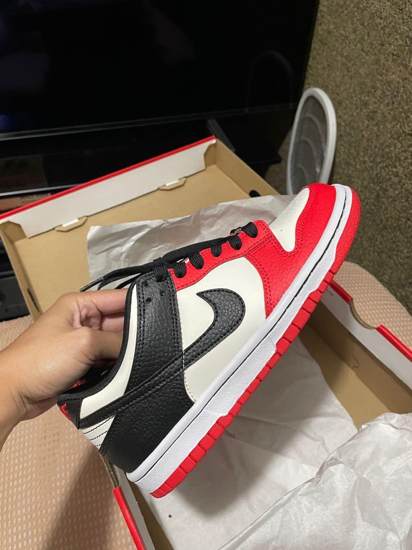 ORIGINAL Nike Dunk Low Chile Red, Women's Fashion, Footwear, Sneakers ...