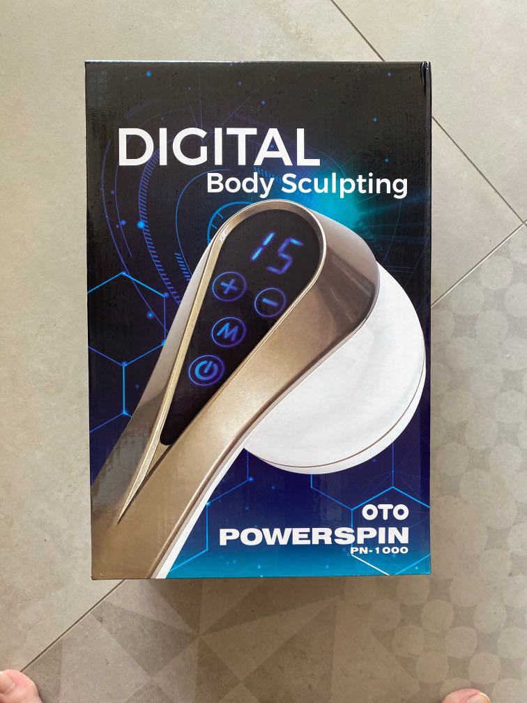 OTO powerspin Body sculpting, Health & Nutrition, Massage Devices on Carousell