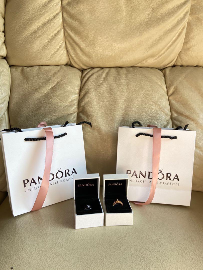 Pandora Promise Ring Collection COMPLETE INCLUSIONS!, Women's Fashion ...