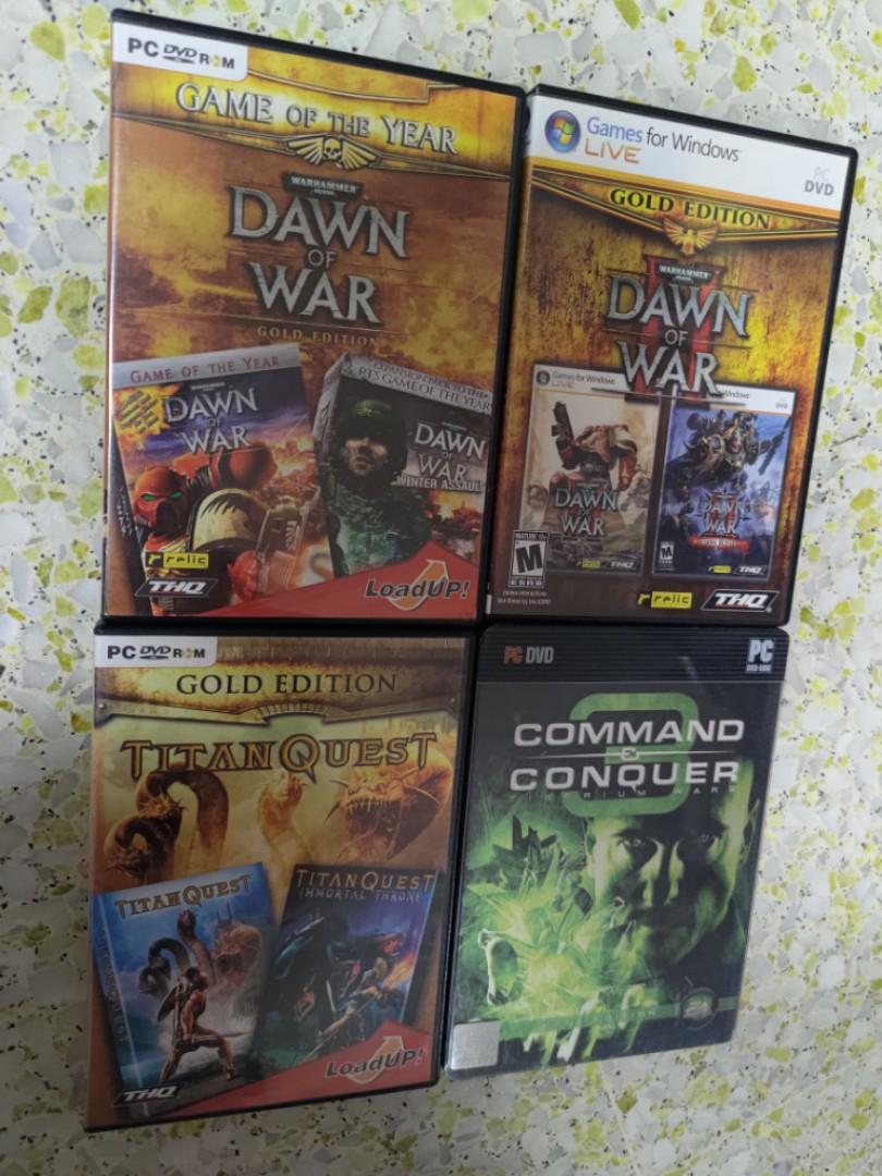 PC games ( dawn of war, command and conquer, titan quest), Video Gaming ...