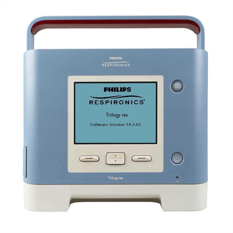 Philips Respironics Trilogy 100 Portable Ventilator, Health & Nutrition ...