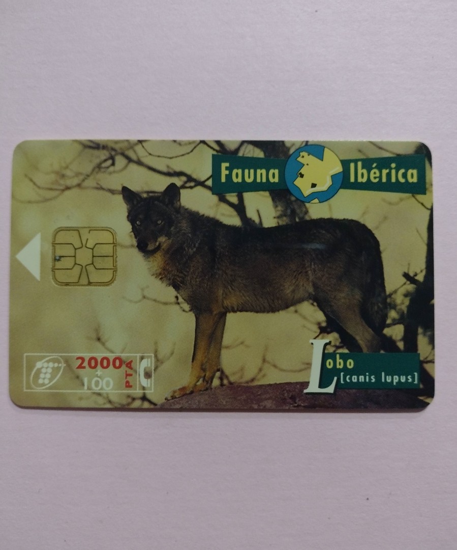 Phonecard : Spain - Wolf ( Lobo ) canis lupus, Hobbies & Toys ...
