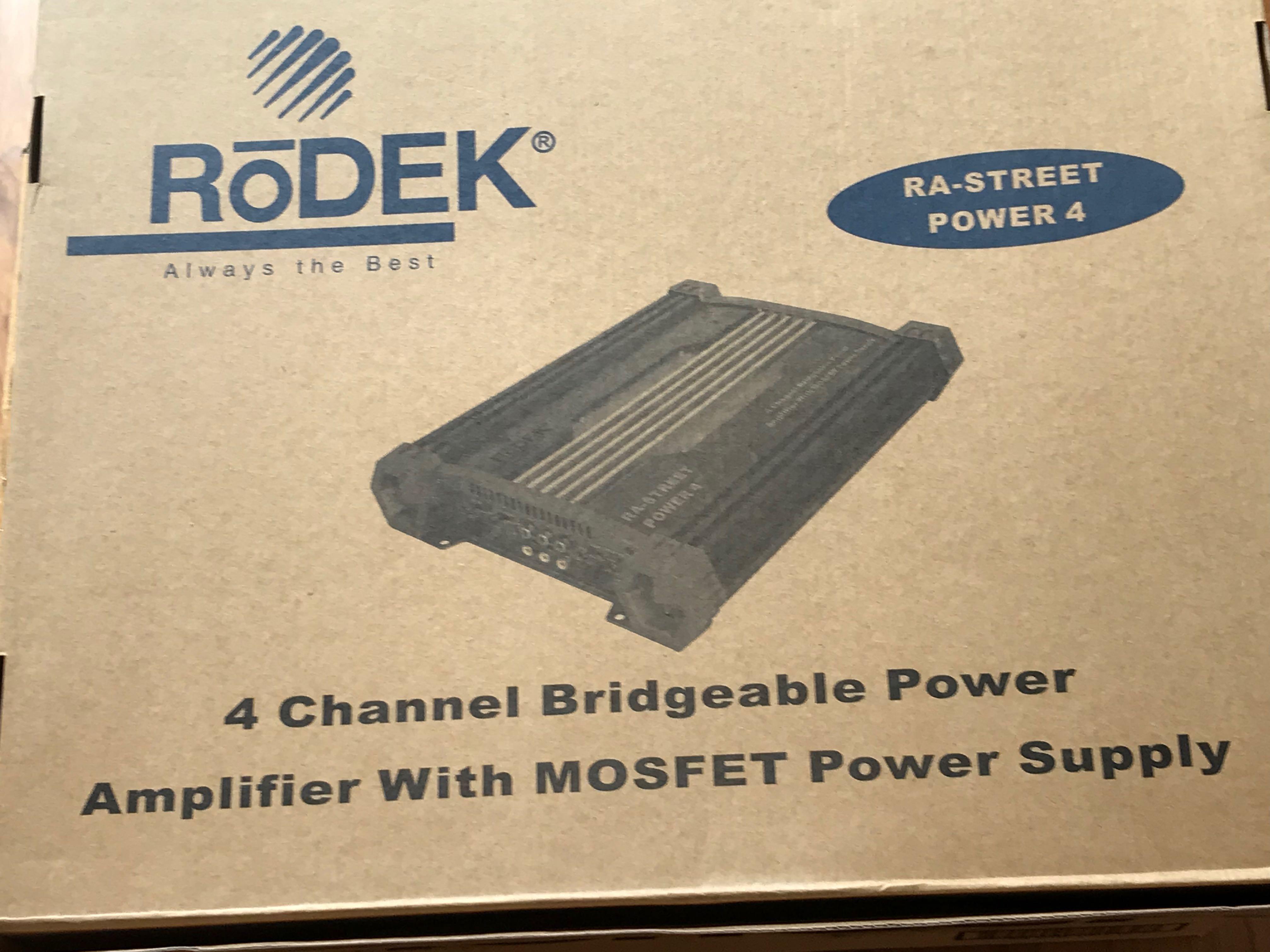 Pioneer/RODEK car Audio RA-STREET POWER 4, Audio, Other Audio Equipment ...