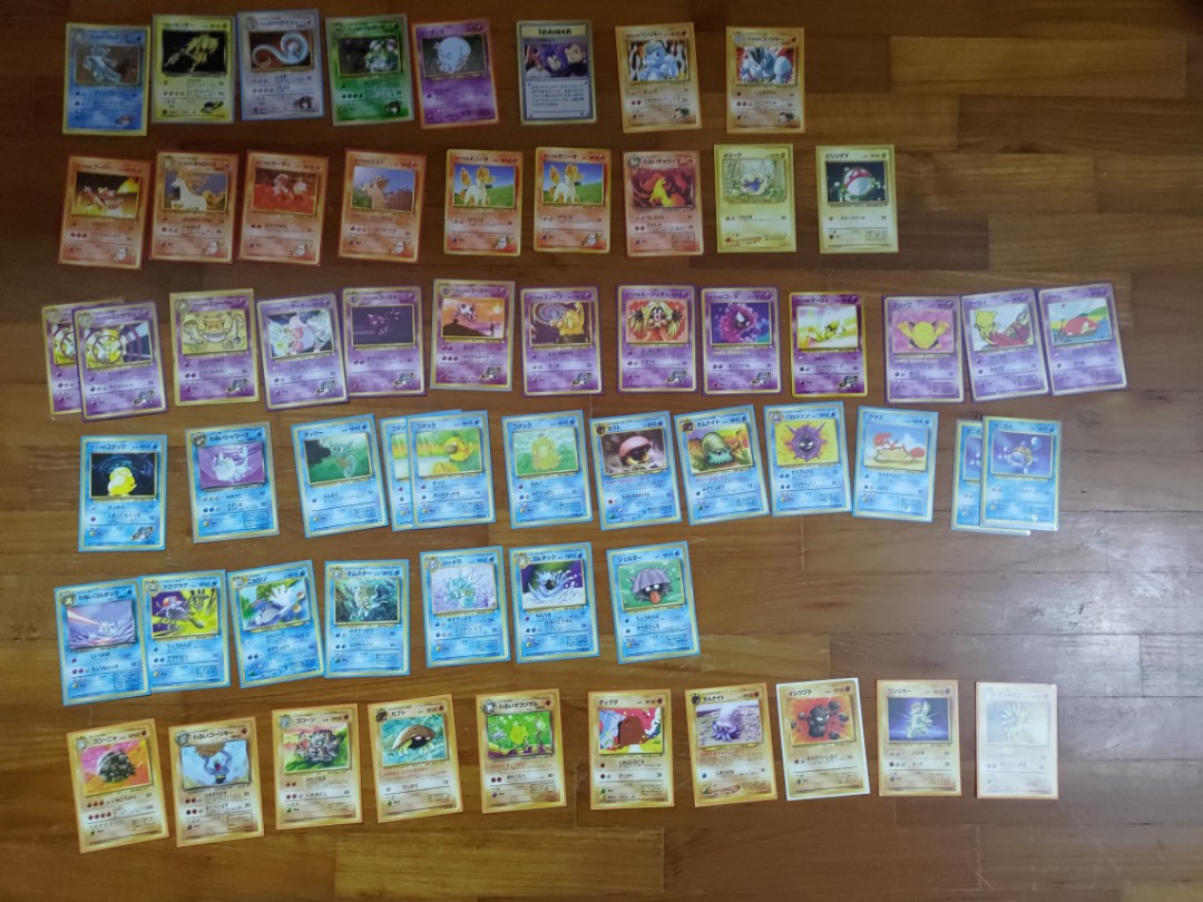 Pokemon Japanese Base set cards!, Hobbies & Toys, Toys & Games on Carousell