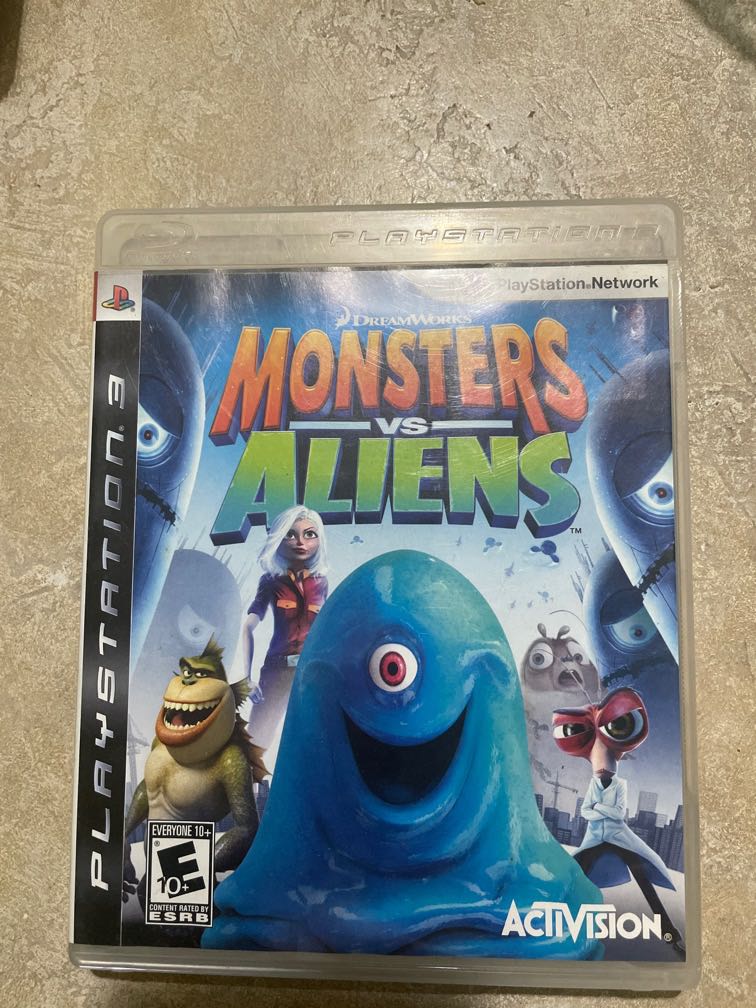 PS3 Monsters vs. Aliens, Video Gaming, Video Games, PlayStation on ...