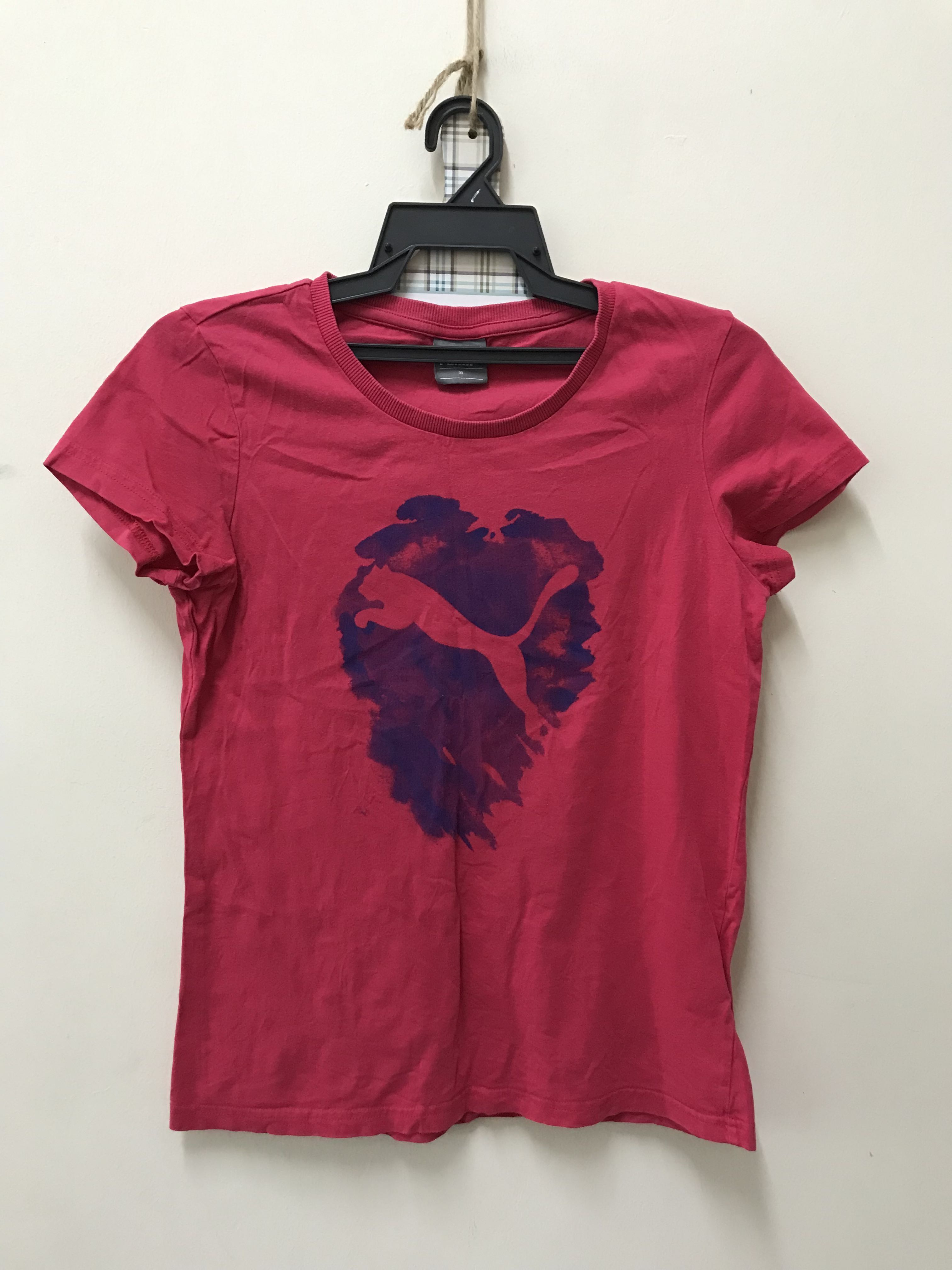 Puma XL pink, Women's Fashion, Tops, Blouses on Carousell