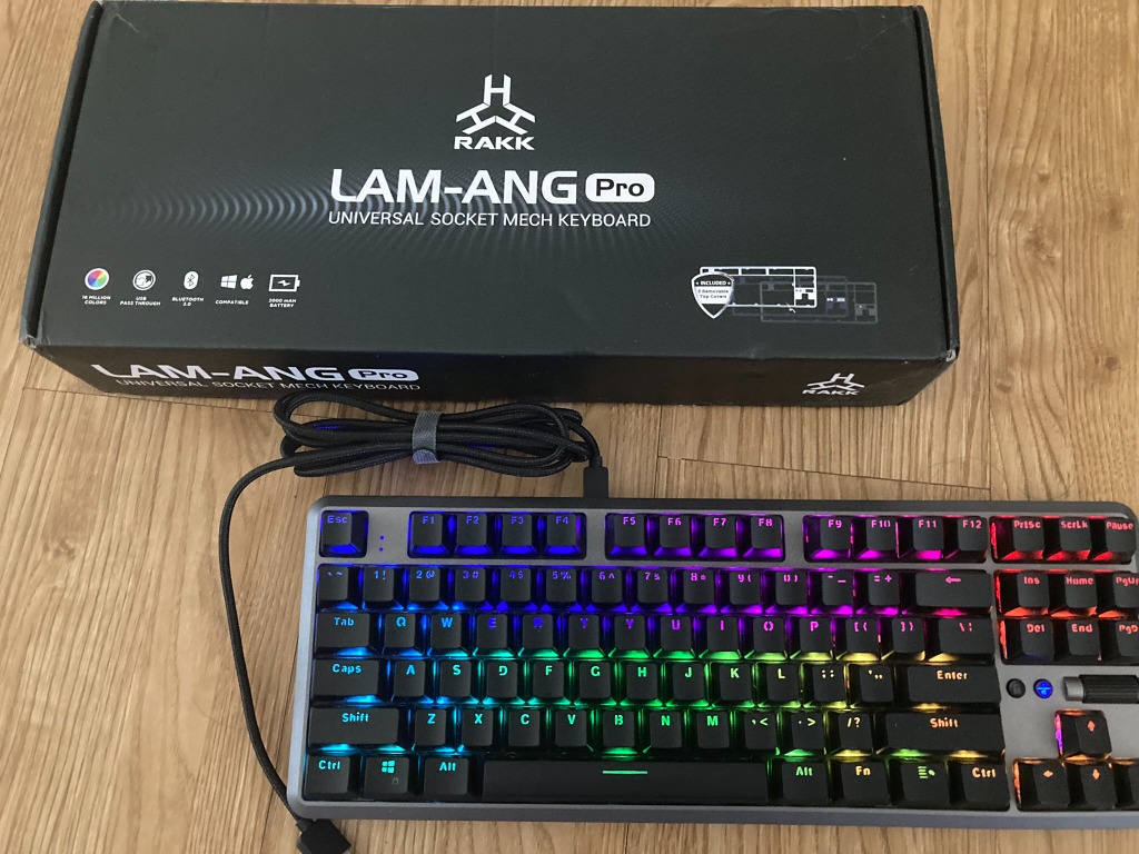 RAKK Lam-Ang Pro RGB Mechanical Keyboard, Computers & Tech, Parts ...