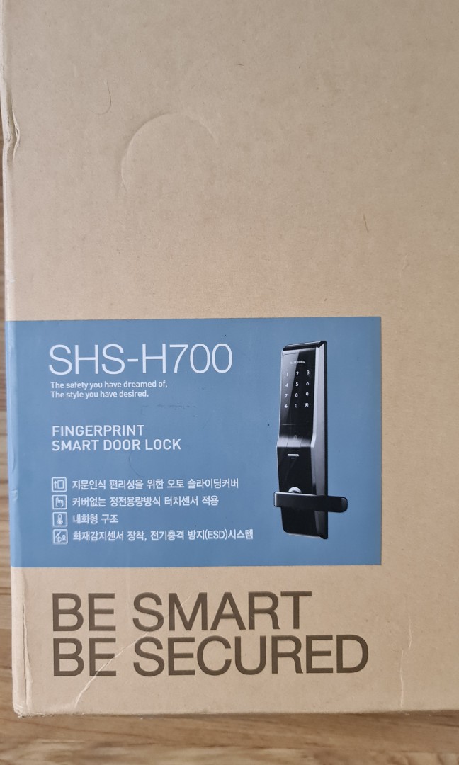 Samsung SHS H700 fingerprint lock, Furniture & Home Living, Security ...