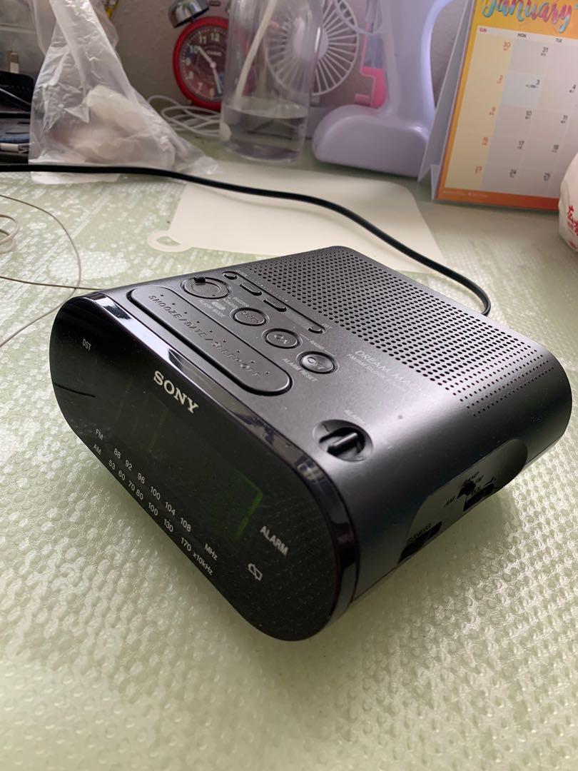 Sony Clock Radio, Furniture & Home Living, Home Decor, Clocks on Carousell